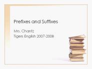 PPT – Prefixes and Suffixes PowerPoint presentation | free to view - id ...