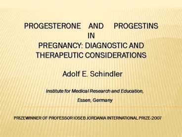 PPT – Adolf E. Schindler PowerPoint presentation | free to download ...