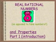 PPT – How to Solve Rational Numbers PowerPoint presentation | free to ...