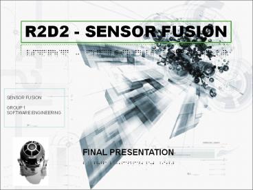 Sensor Fusion presentation | free to view
