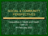 PPT – Social worker in community development PowerPoint presentation ...