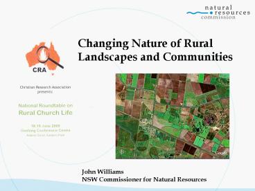 PPT – Changing Nature of Rural Landscapes and Communities PowerPoint ...