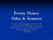PPT – POETRY NOTES PowerPoint presentation | free to view - id: 12511-ZTRiM