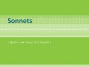 PPT – Sonnets PowerPoint presentation | free to view - id: 119e92-ZWJlY