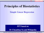 Simple Linear Regression presentation | free to download