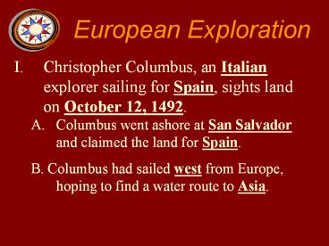 European Exploration presentation | free to view