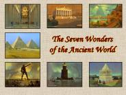 PPT – THE SEVEN WONDERS OF THE WORLD PowerPoint presentation | free to ...