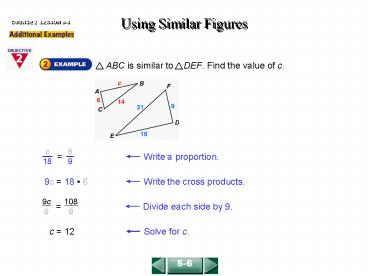 PPT – Using Similar Figures PowerPoint presentation | free to download ...