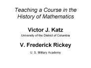PPT – History of Mathematics PowerPoint presentation | free to download ...