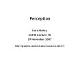 PPT – La Perception PowerPoint presentation | free to download - id ...