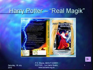 Harry Potter presentation | free to download