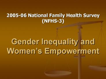 Gender Inequality and Women presentation | free to download