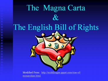 The Magna Carta presentation | free to download