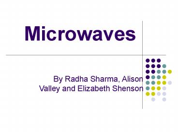 Microwaves presentation | free to download