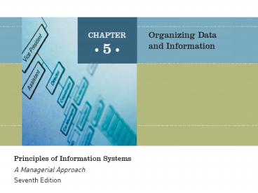 The database approach to data management provides significant ...