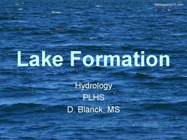 Lake Formation presentation | free to view