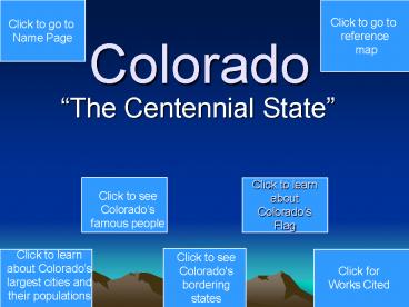 Colorado presentation | free to download