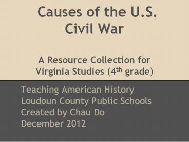 PPT – Teaching American History PowerPoint presentation | free to ...