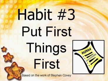 PPT – The 7 Habits of Highly Effective People PowerPoint presentation ...