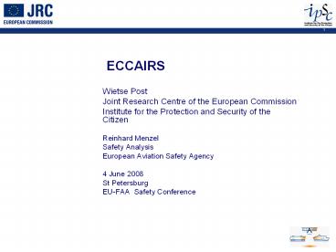 ECCAIRS presentation | free to view
