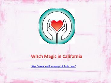 Witch Magic presentation | free to download