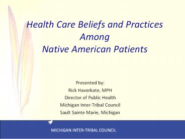Health Care Beliefs and Practices Among Native American Patients ...
