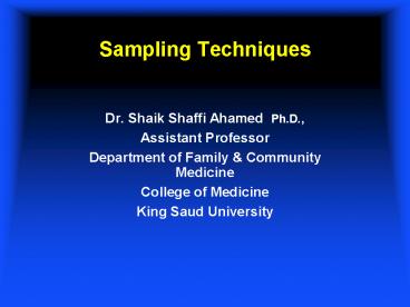 Ppt Sampling Techniques Powerpoint Presentation Free PPT - Sampling Criteria PowerPoint ...