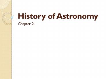 History of Astronomy presentation | free to download