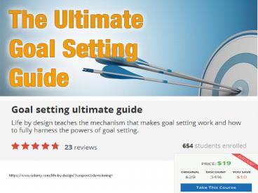 PPT – Goal setting ultimate guide PowerPoint presentation | free to ...