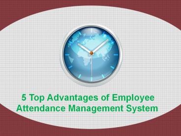 Employee Attendance System presentation | free to download