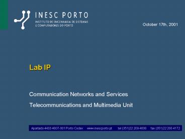 Lab IP presentation | free to download