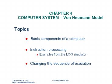 PPT – CHAPTER 4 COMPUTER SYSTEM PowerPoint presentation | free to view ...