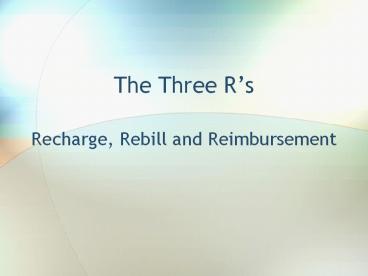 PPT – The Three R PowerPoint presentation | free to download - id ...