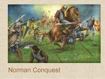 Norman Conquest presentation | free to download