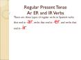 PPT – Present tense conjugations of regular er verbs PowerPoint ...