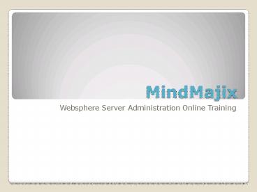 Websphere Server Administration Online Training presentation | free to ...