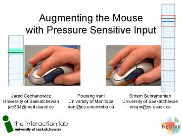 PPT – Augmenting the Mouse with Pressure Sensitive Input PowerPoint ...