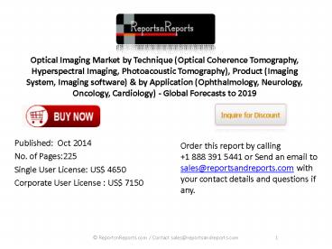 PPT – Optical Imaging Market Research Report for 2019 PowerPoint ...