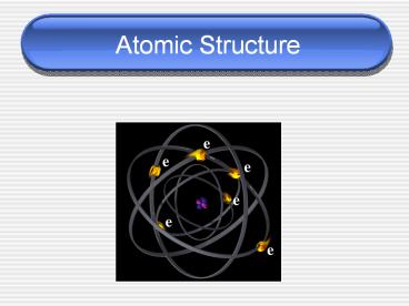 Atomic Structure presentation | free to download