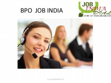 Jobindiadial, Domestic BPO jobs in Delhi NCR For Freshers presentation ...