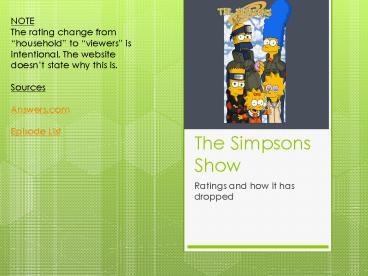 The Simpsons Show presentation | free to download