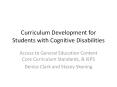 PPT – ResearchBased Math Interventions for Students with Disabilities ...