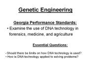 PPT – Genetic Engineering and Its Applications PowerPoint presentation ...
