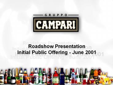 Roadshow Presentation presentation | free to download