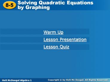PPT – Softmath for Solving Quadratic Equations Problems PowerPoint ...