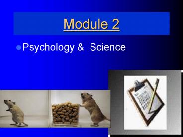 PPT – Module 2 PowerPoint presentation | free to download - id: 6d3c4d ...