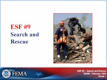 Search and Rescue presentation | free to download