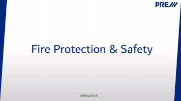 Fire Protection and Safety presentation | free to download