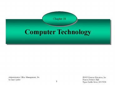 Computer Technology presentation | free to download