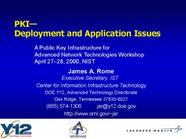 PKI presentation | free to view